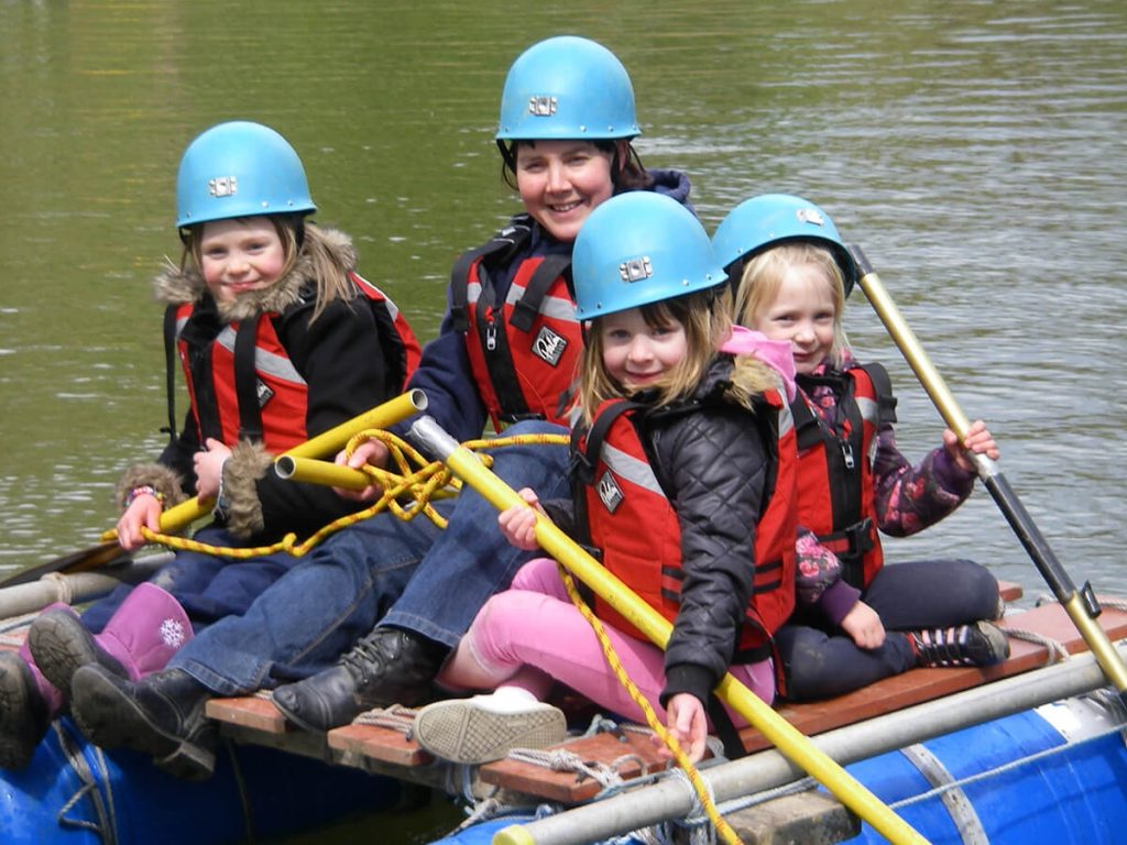 Raft Building for Team Building in South Wales | Raft Building in Wales